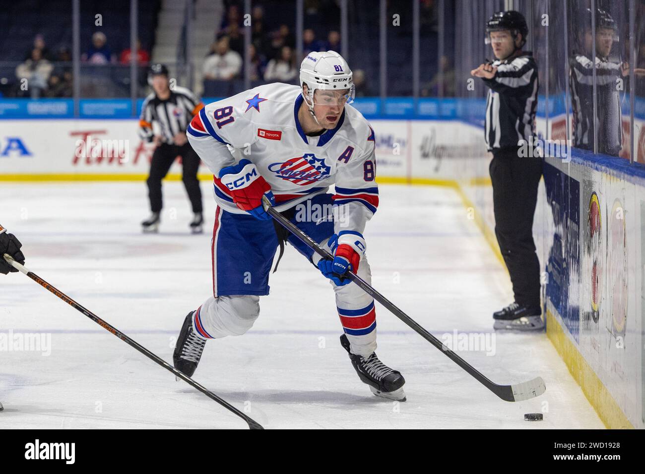 January 17th, 2024: Rochester Americans forward Brett Murray (81 ...
