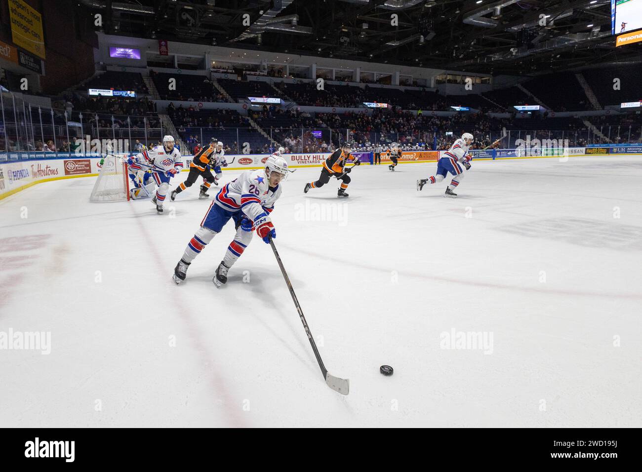 January 17th, 2024: Rochester Americans forward Mason Jobst (26) skates ...