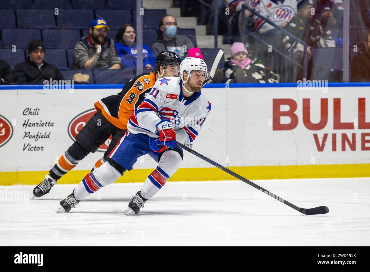 January 17th, 2024: Rochester Americans forward Lucas Rouskey (11 ...