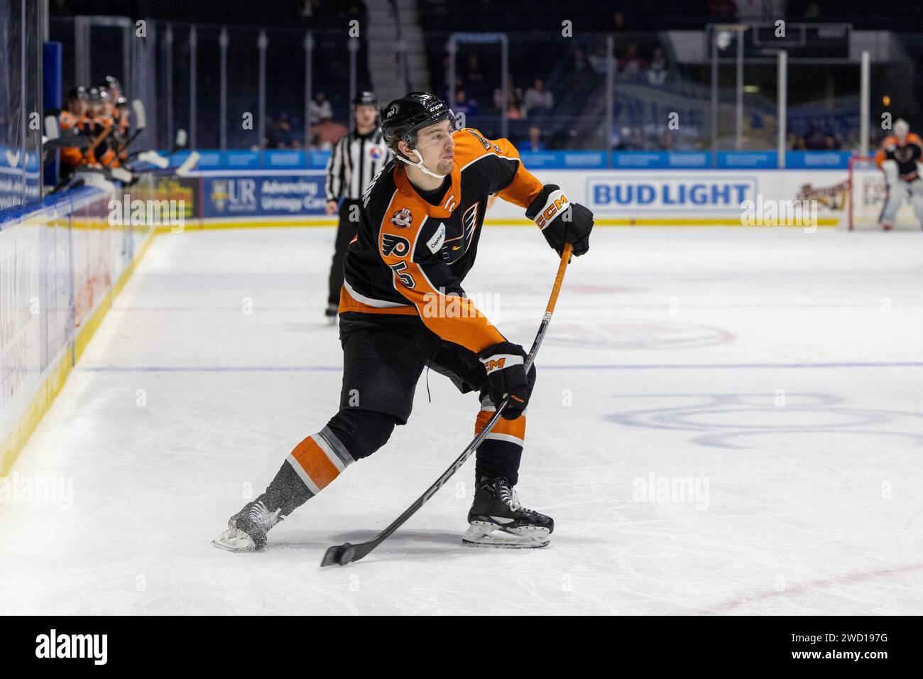 January 17th, 2024: Lehigh Valley Phantoms defenseman Ethan Samson (5 ...