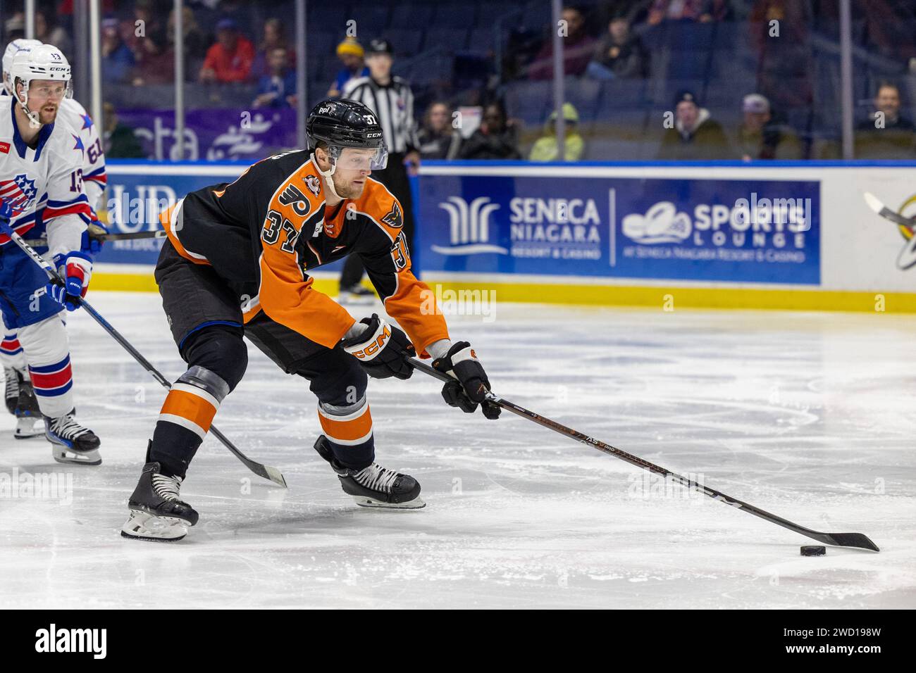 January 17th, 2024: Lehigh Valley Phantoms forward Adam Ginning (37 ...