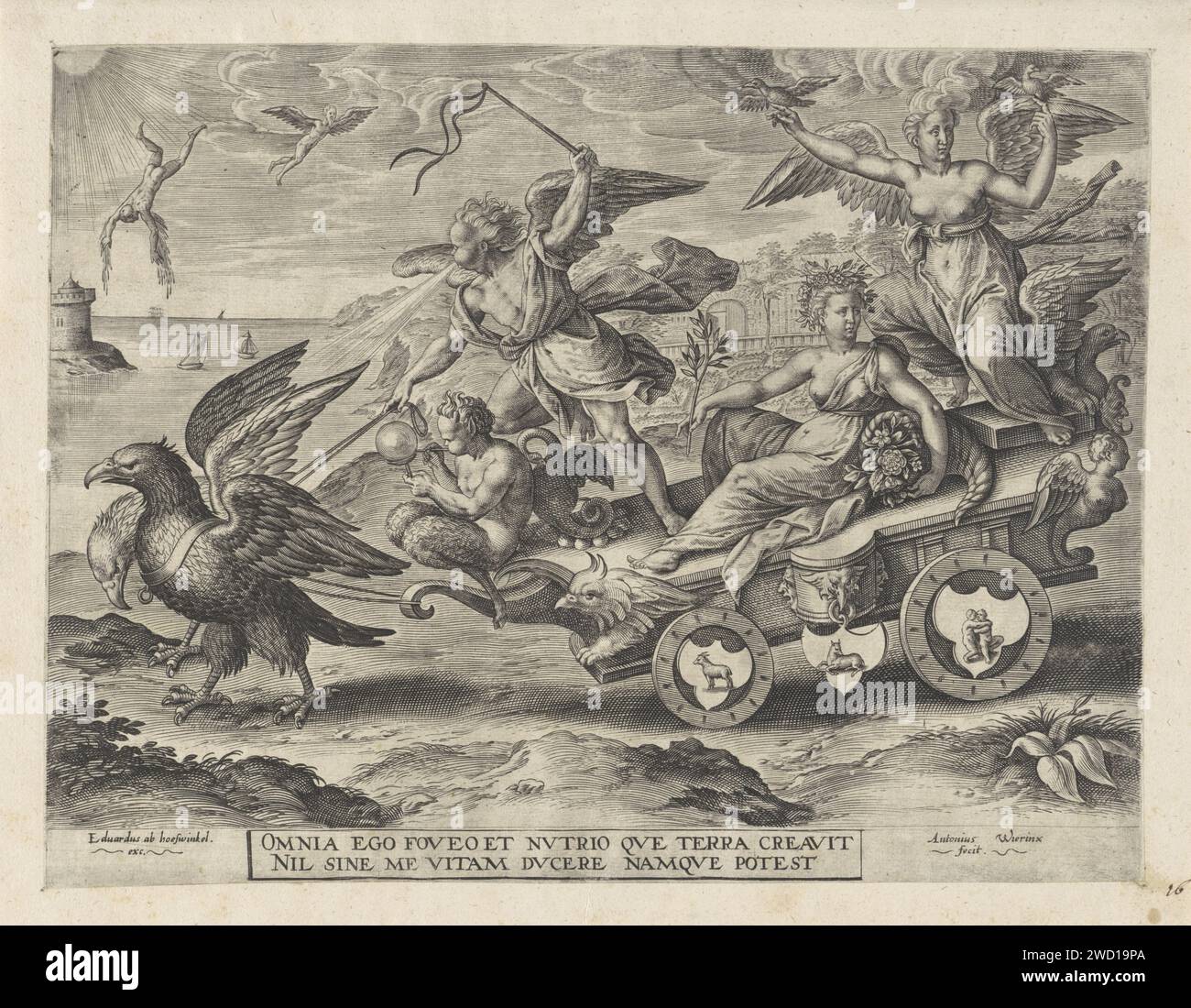 Air, Antonie Wierix (II), After Marten van Cleve (I), 1565 - Before ...