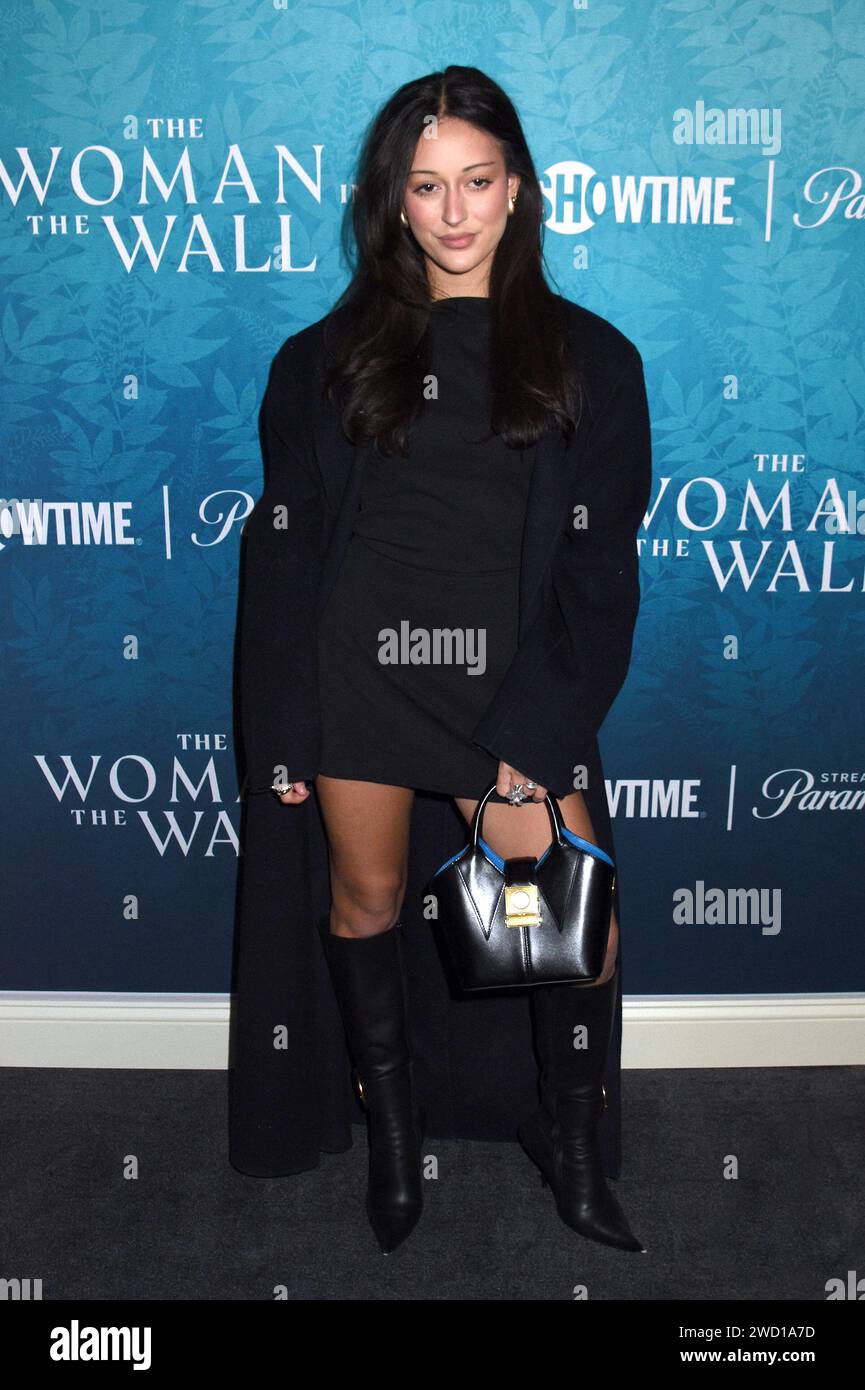 New York, NY, USA. 17th Jan, 2024. Eden Masliah at the NY premiere of ...