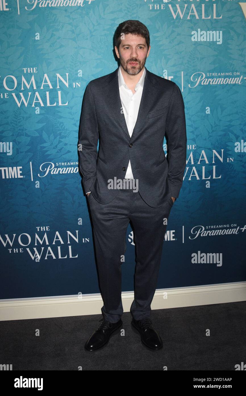 New York, NY, USA. 17th Jan, 2024. Joe Murtagh at the NY premiere of Showtime's The Woman In The ...