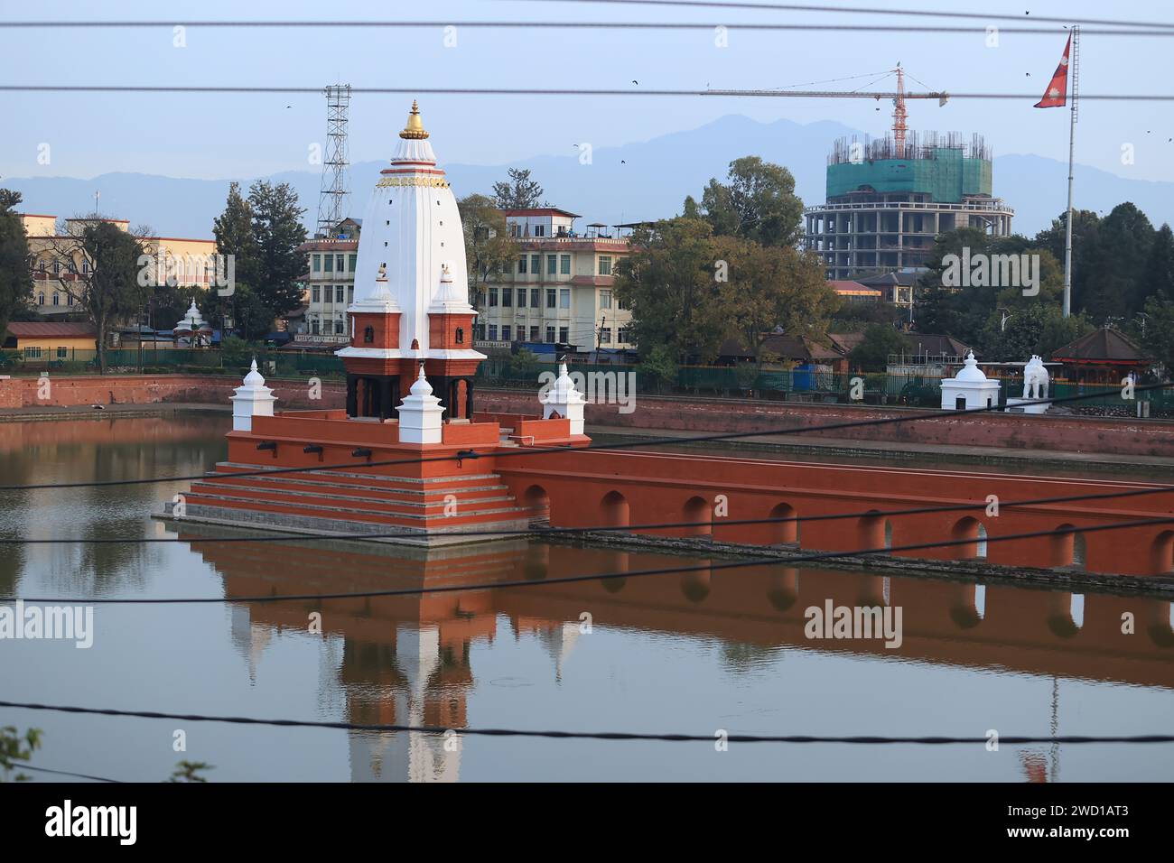 Rani Pokhari in 2023 after restoration in kathmandu Stock Photo - Alamy