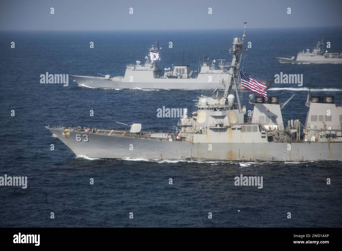 U.S. Navy and the Republic of Korea Navy vessels during Exercise Foal ...