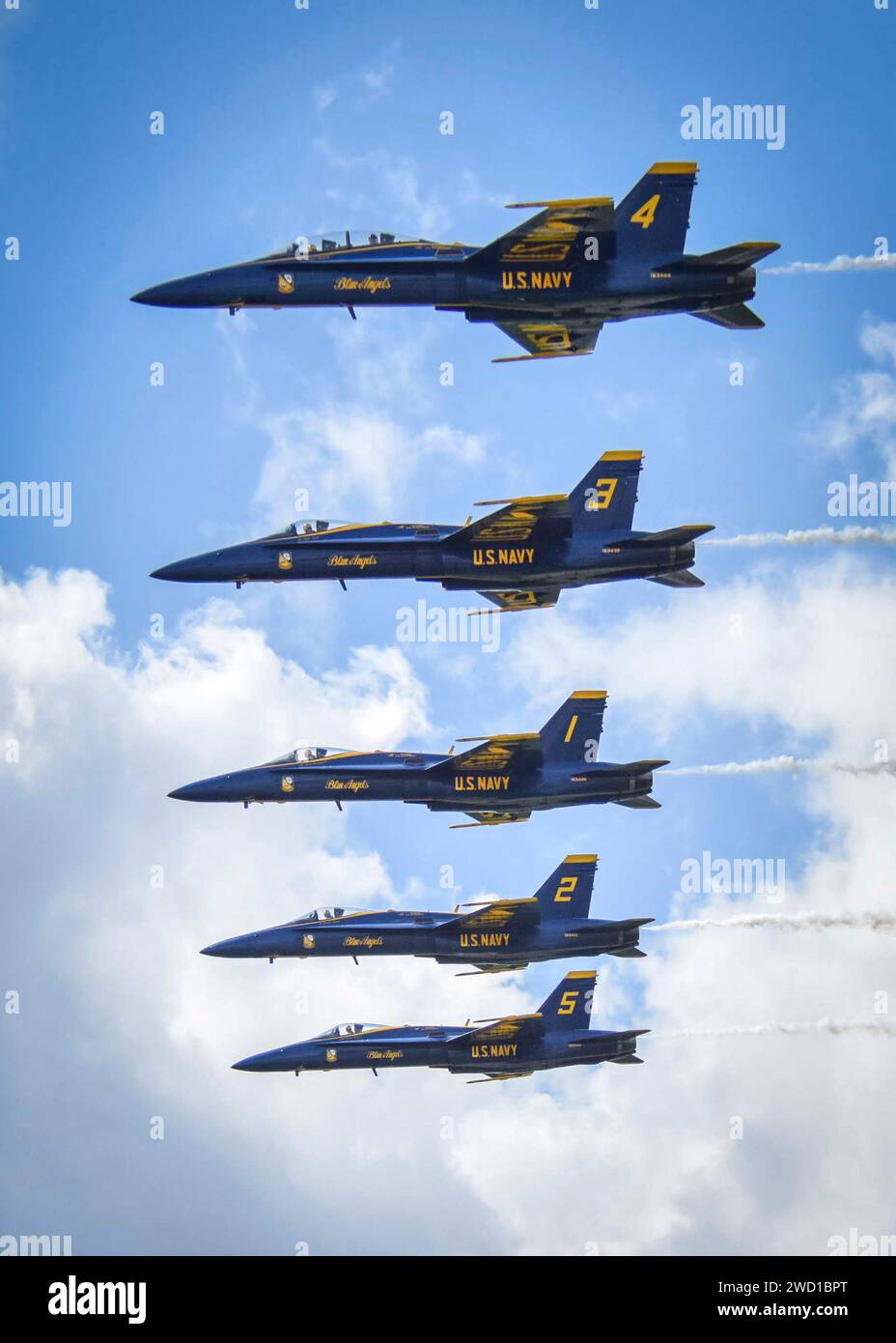 The U.S. Navy flight demonstration team, the Blue Angels, fly in formation Stock Photo - Alamy