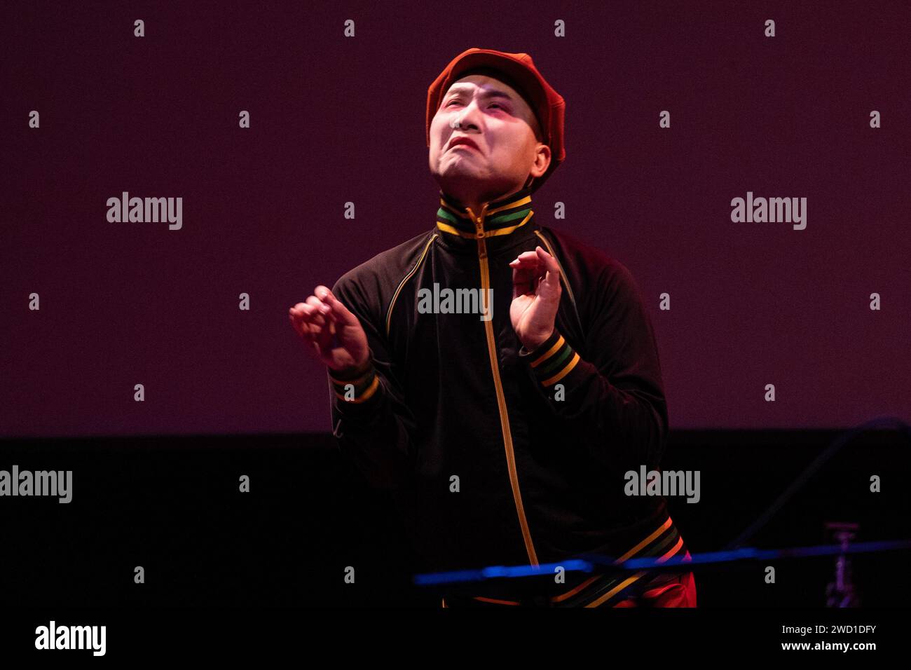 New York, USA. 17th Jan, 2024. Dancer Michael Sakamoto performs with ...