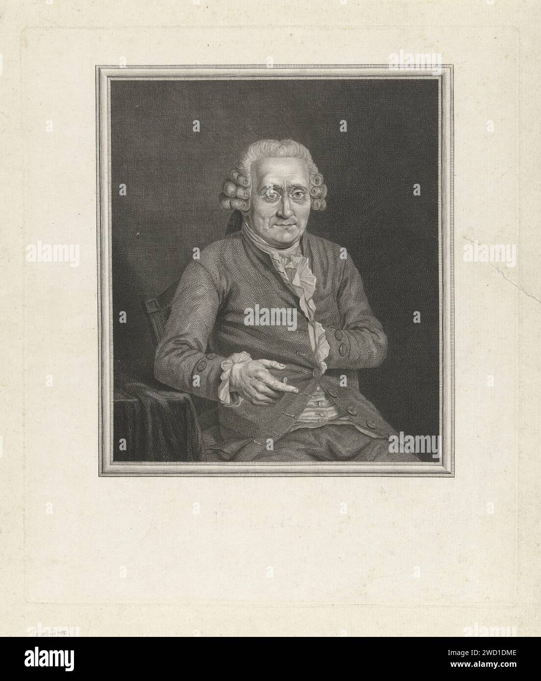 Portrait of Henricus Schultz, Pieter Hendrik Jonxis, after Christiaan ...