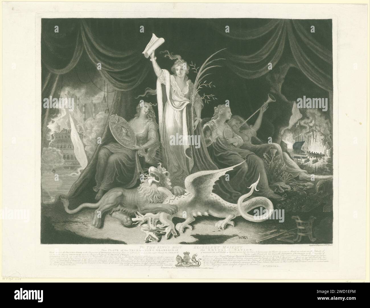 Allegory on the power of Great Britain, 1787, William Hincks, 1787 ...