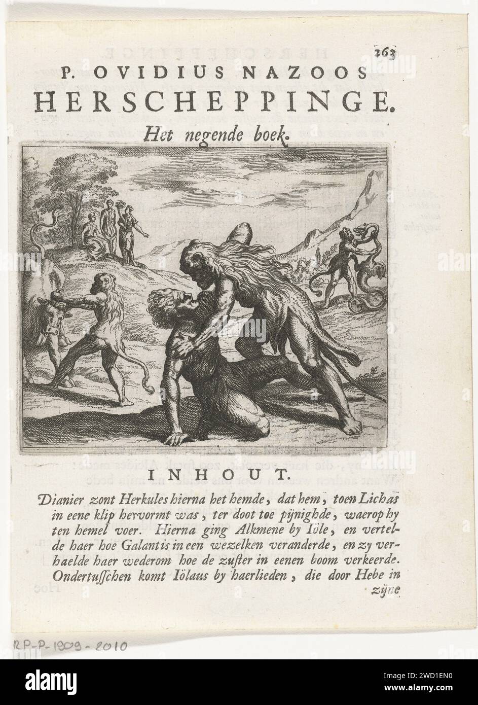 Hercules en Acheloüs, Abraham Bloteling (attributed to), after Antonio ...