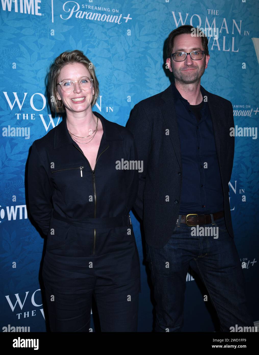 January 17, 2024, New York, New York, USA: Harriet Creelman and Simon ...