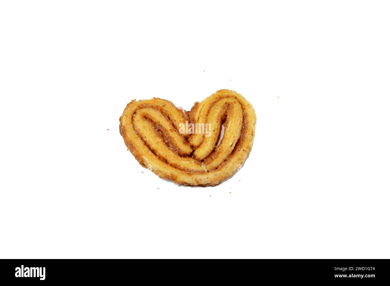 Palmier heart cookies Cut Out Stock Images & Pictures - Alamy