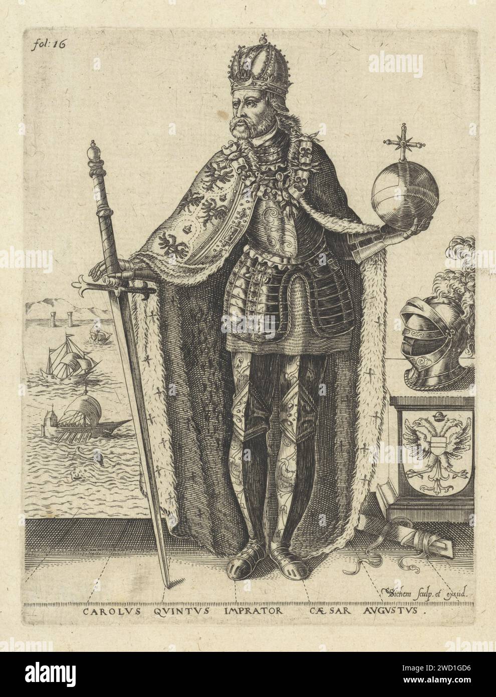 King charles v of spain with crown hi-res stock photography and images ...