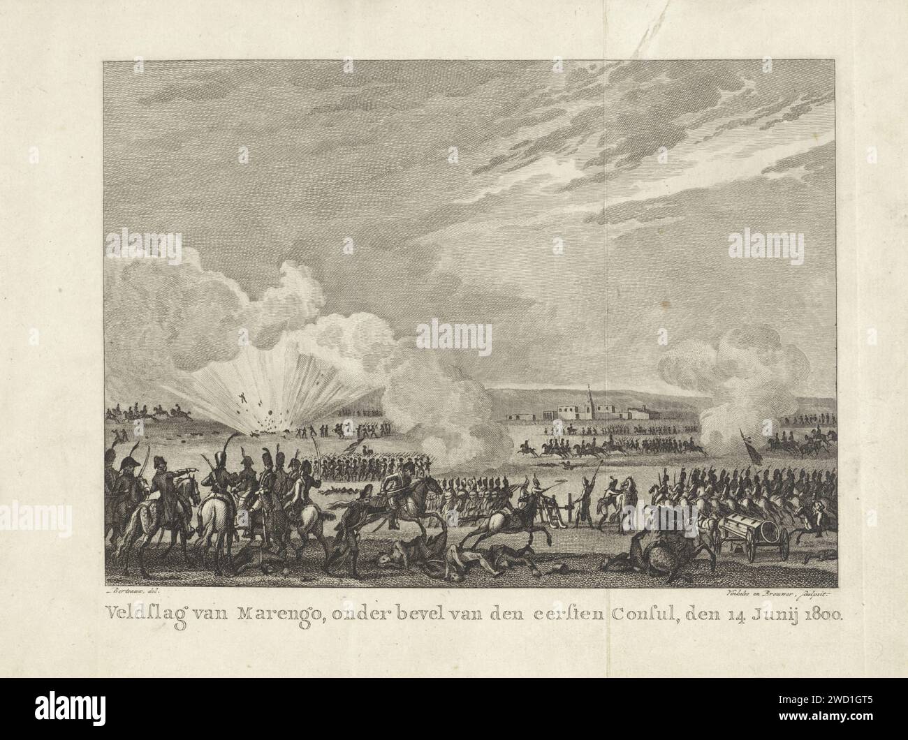 Battle of Morengo, under the command of the first consul, the 14 June ...