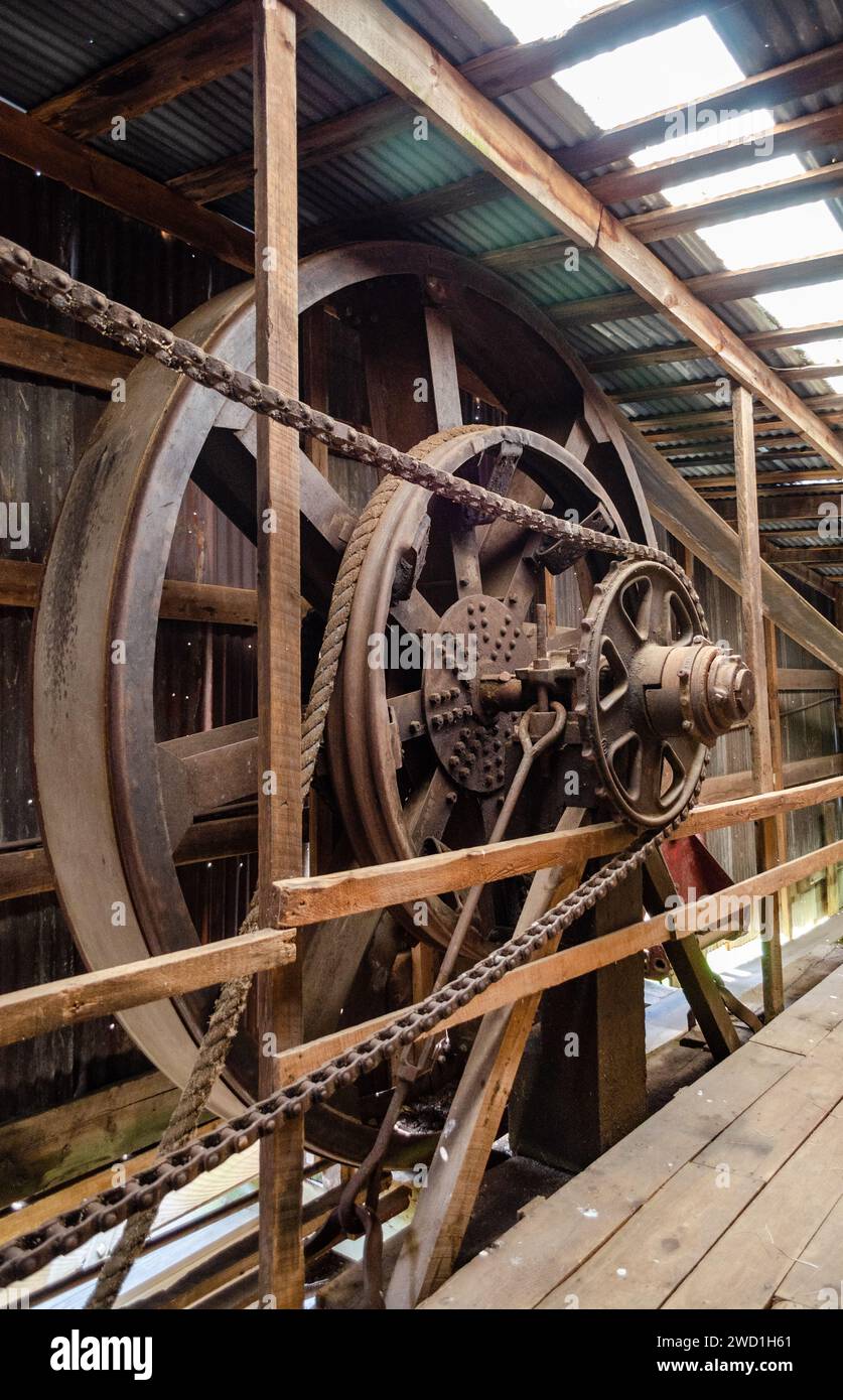 The Drake Well Museum and Parkin the scenic Oil Creek Valley, USA Stock ...