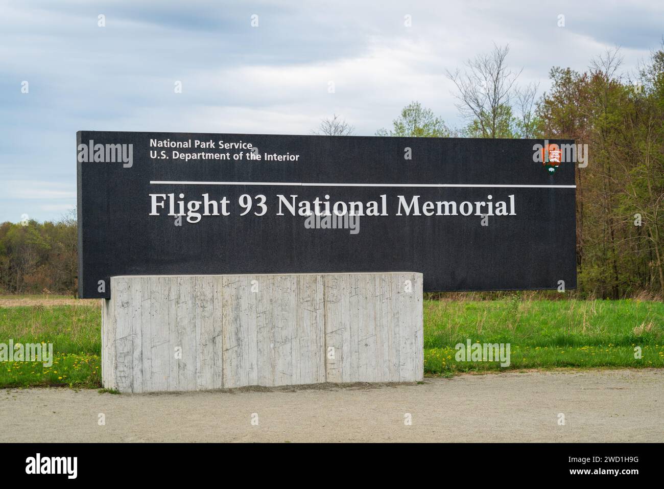 The Flight 93 National Memorial, Memorial park in Pennsylvania, 9/11 ...