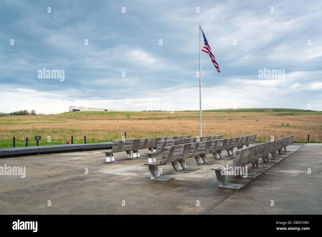The Flight 93 National Memorial, Memorial park in Pennsylvania, 9/11 ...