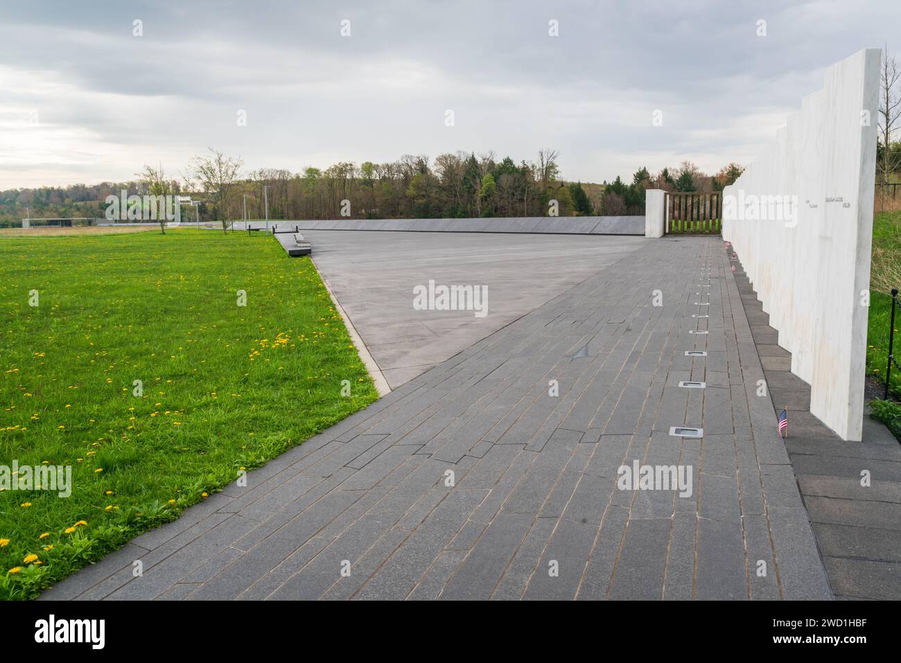 The Flight 93 National Memorial, Memorial park in Pennsylvania, 9/11 ...