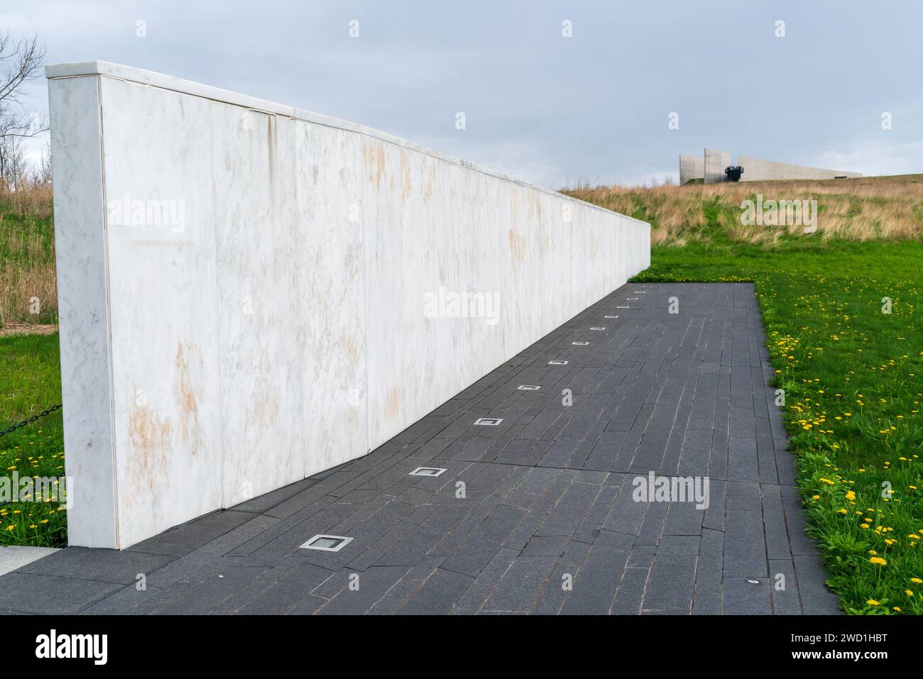 The Flight 93 National Memorial, Memorial park in Pennsylvania, 9/11 ...