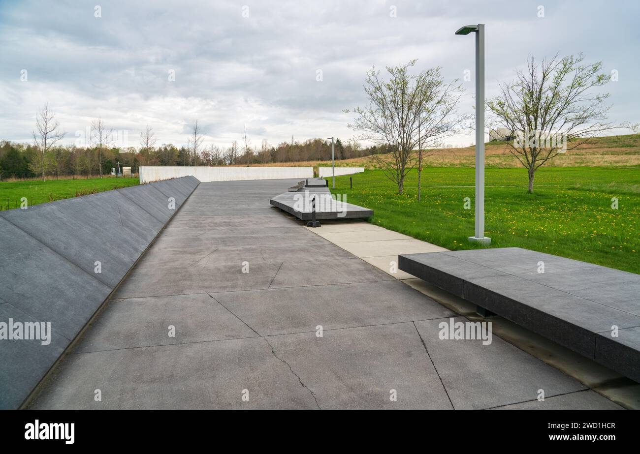 The Flight 93 National Memorial, Memorial park in Pennsylvania, 9/11 ...