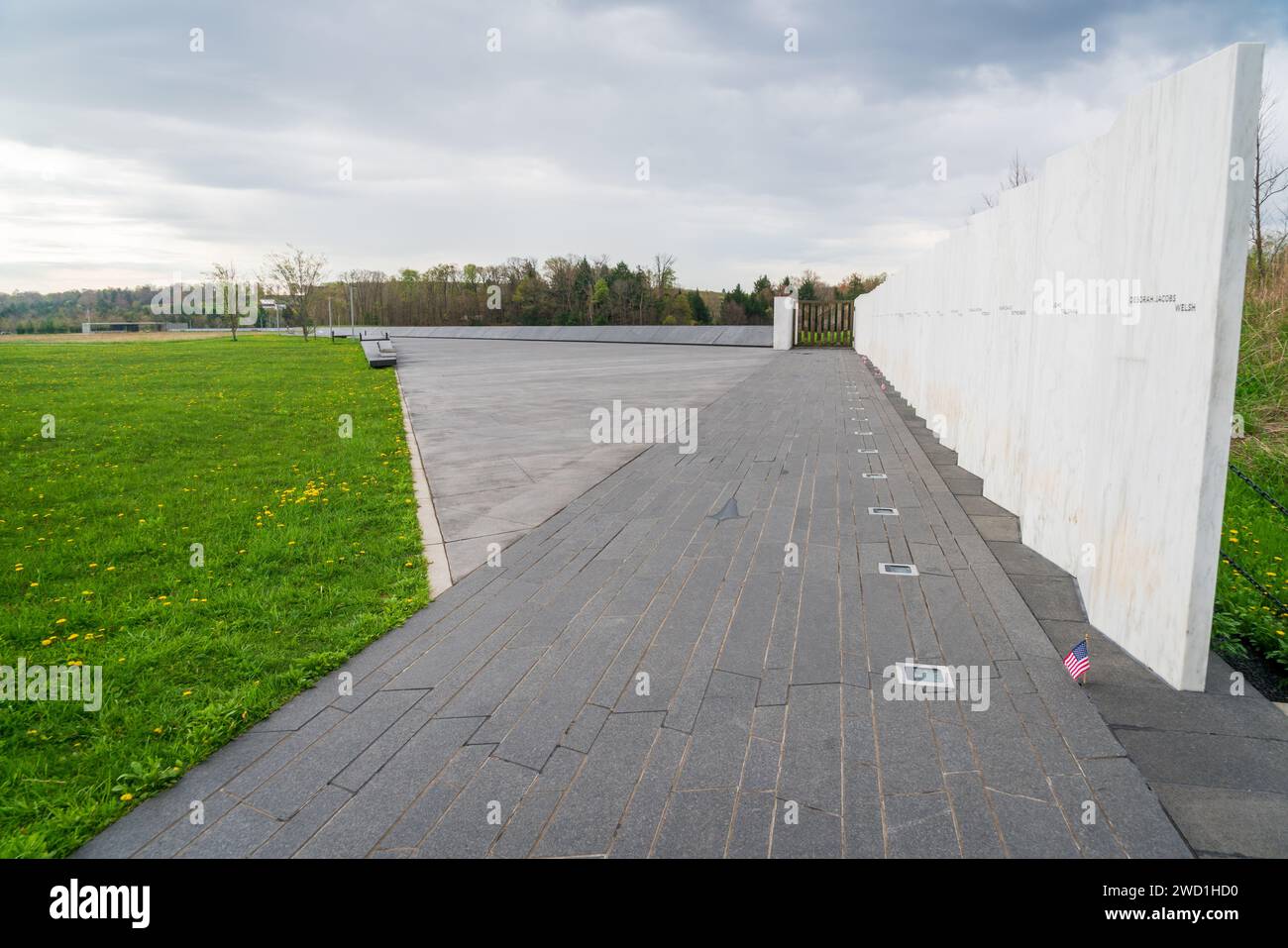 The Flight 93 National Memorial, Memorial park in Pennsylvania, 9/11 ...