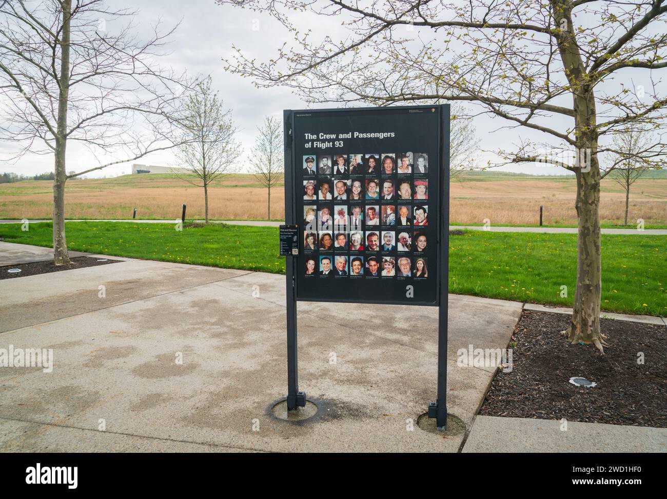 The Flight 93 National Memorial, Memorial park in Pennsylvania, 9/11 ...