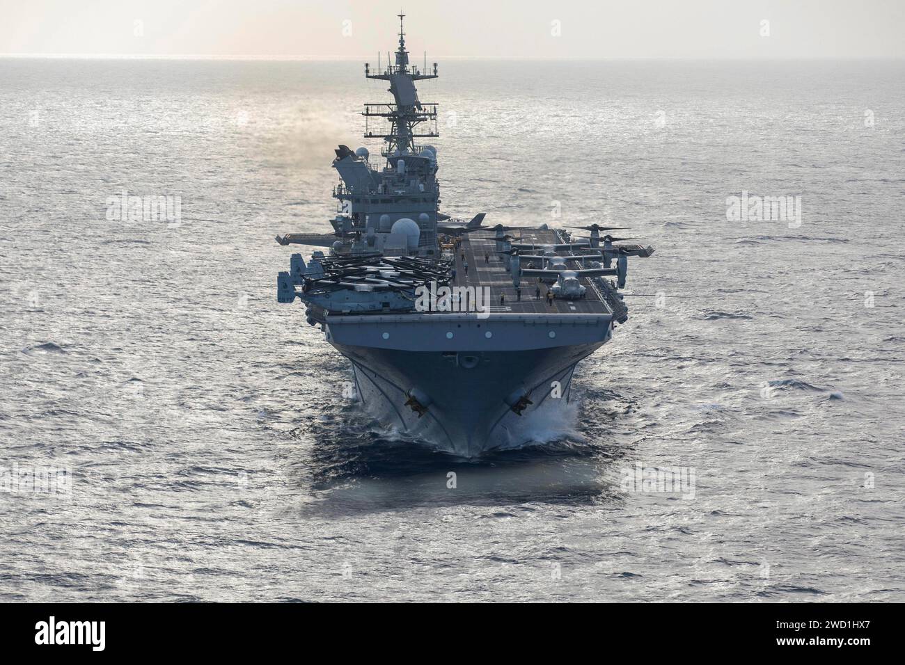 USS Makin Island off the coast of Somalia in support of Operation ...