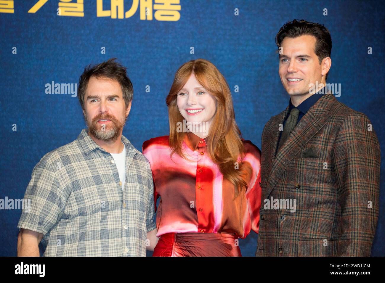 Sam Rockwell, Bryce Dallas Howard and Henry Cavill, Jan 18, 2024 : (L-R ...