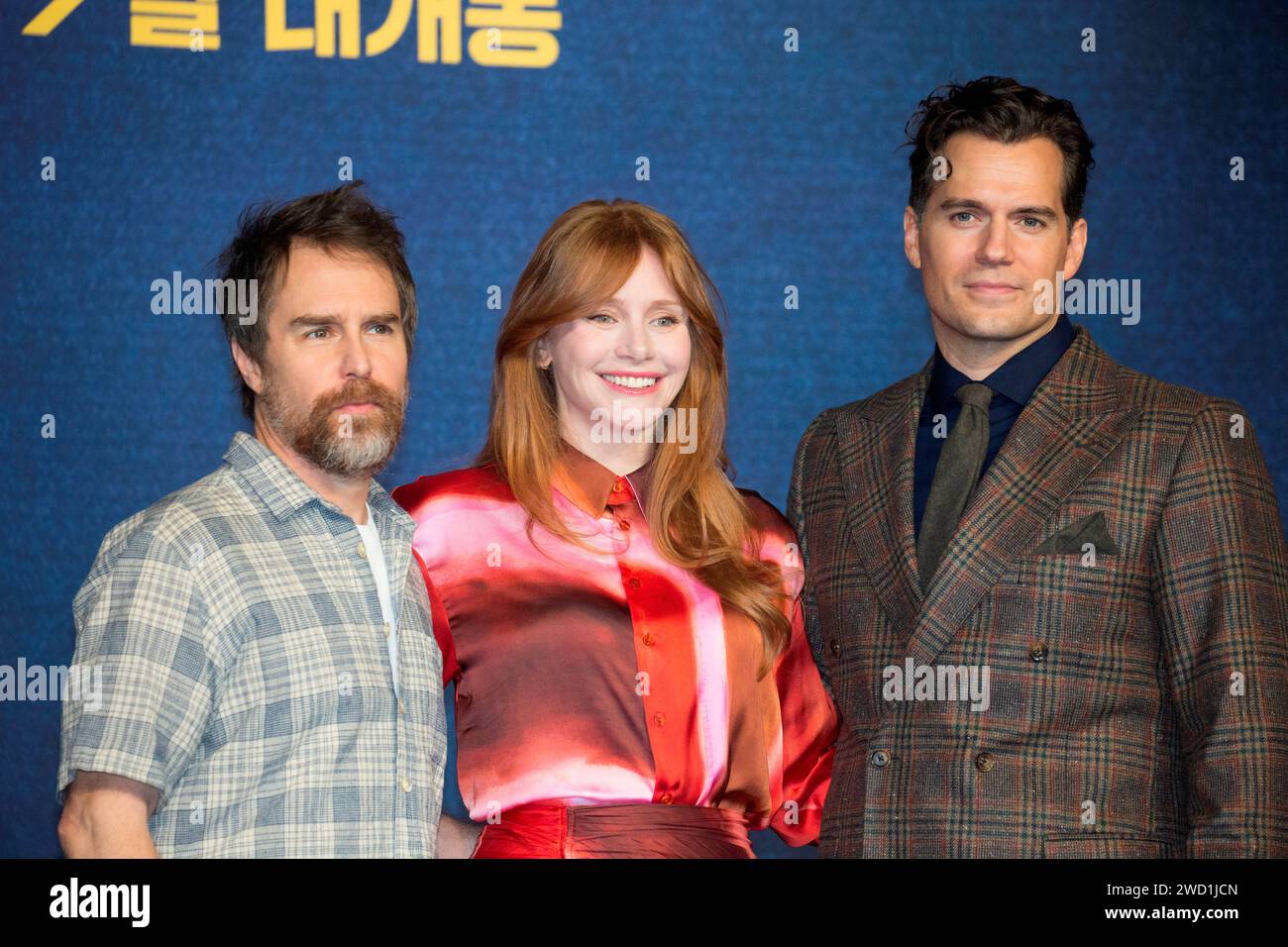 Sam Rockwell, Bryce Dallas Howard and Henry Cavill, Jan 18, 2024 : (L-R ...