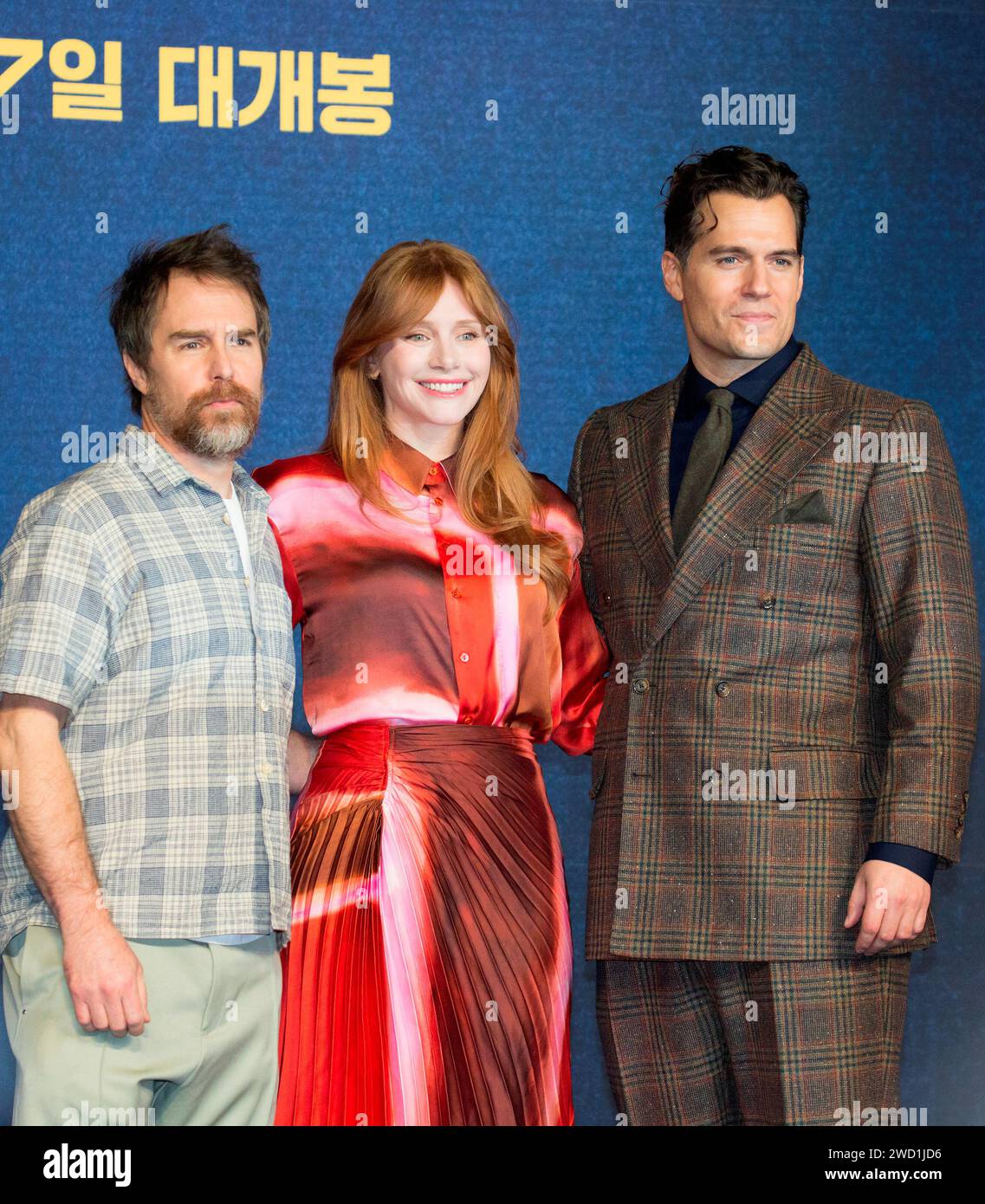 Sam Rockwell, Bryce Dallas Howard and Henry Cavill, Jan 18, 2024 : (L-R ...