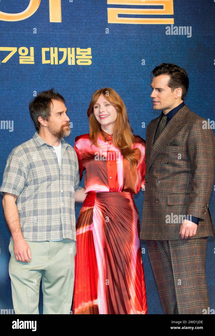 Sam Rockwell, Bryce Dallas Howard and Henry Cavill, Jan 18, 2024 : (L-R ...