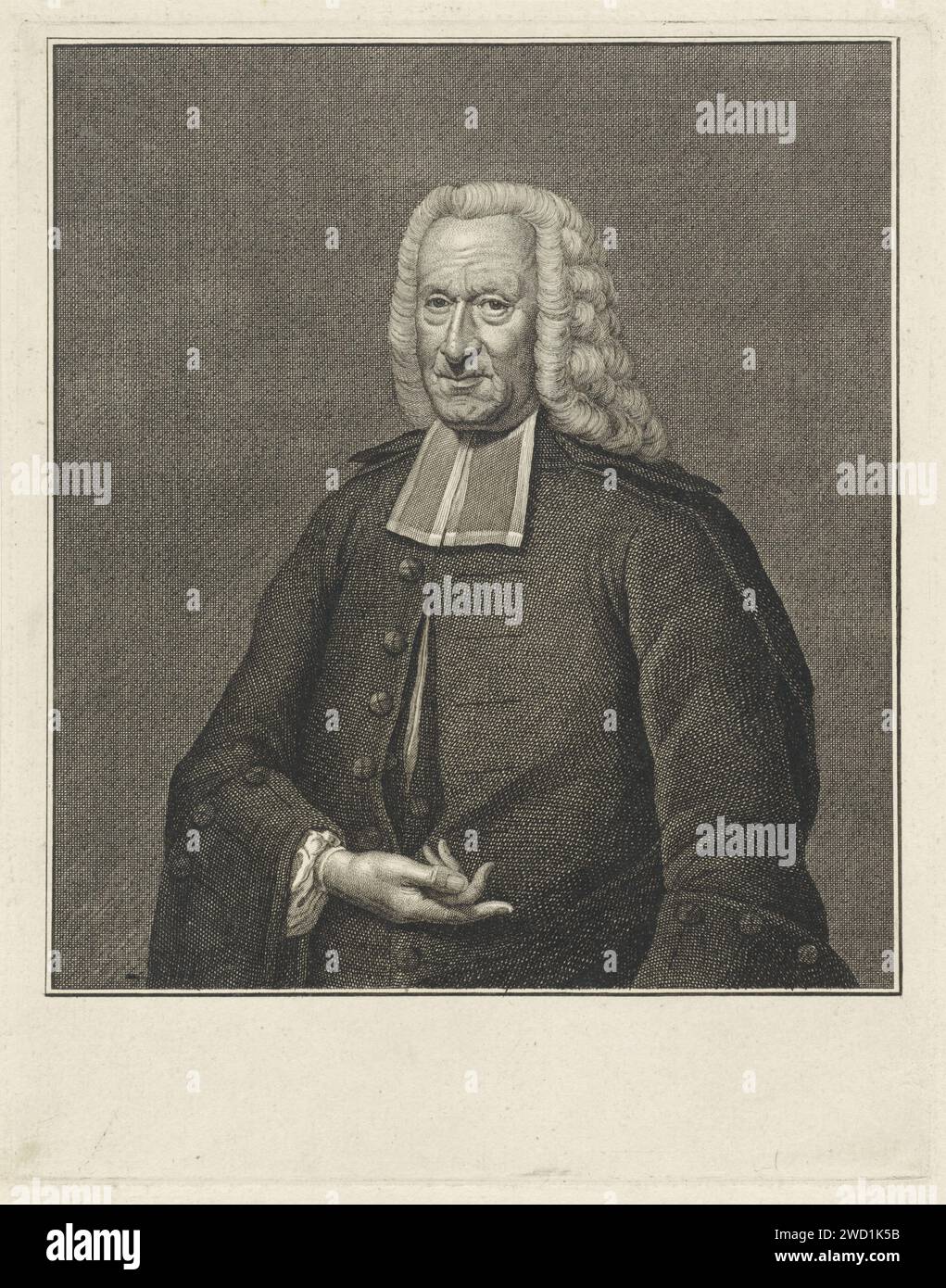 Portrait of Hermanus van Garel, Gerard Sibelius, after Dominicus van ...