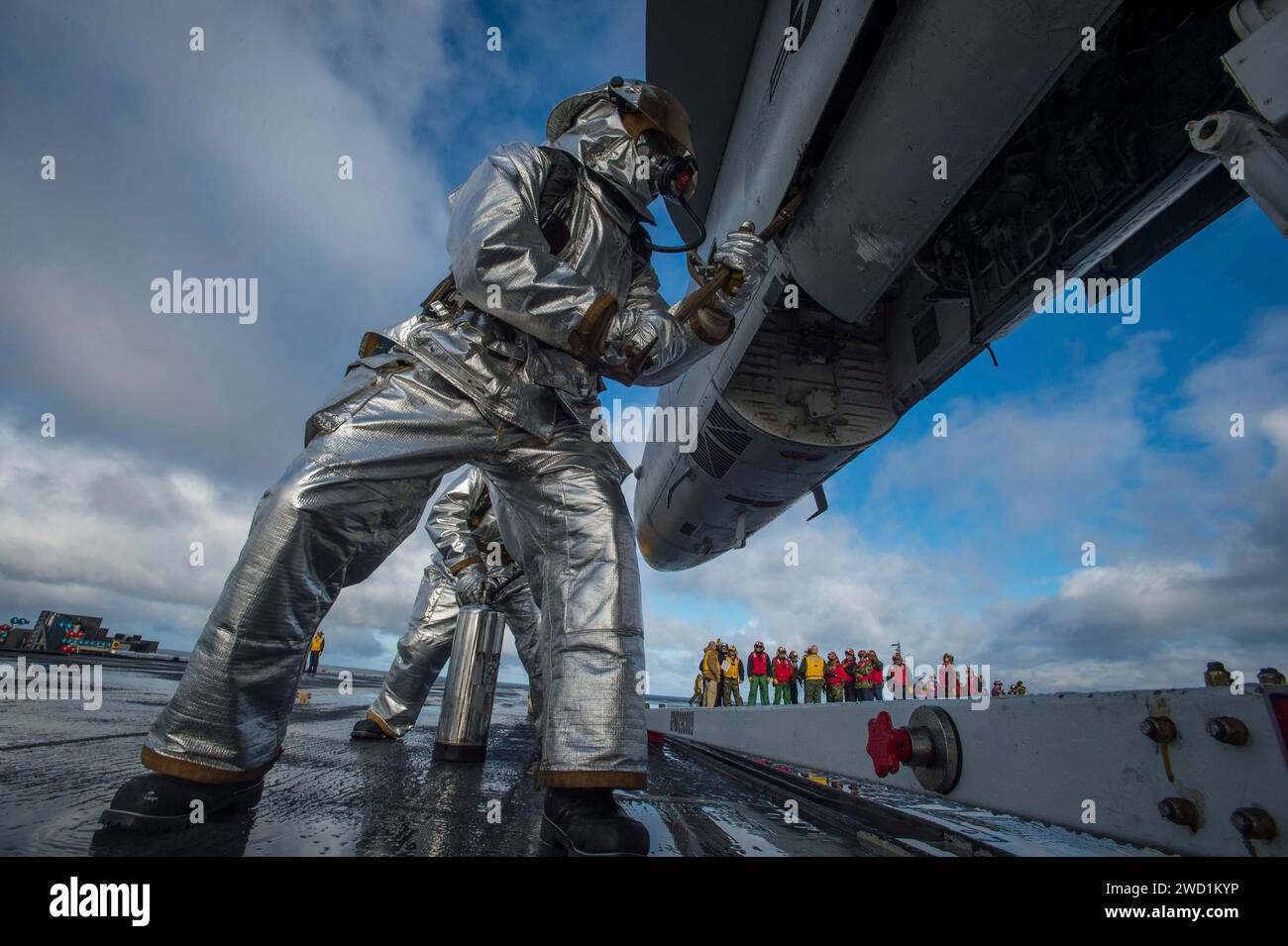 Aviation fire drill hi-res stock photography and images - Alamy