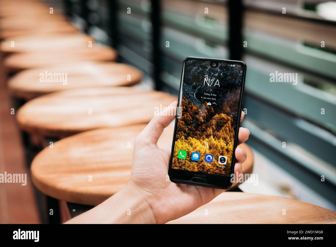 HCMC, VN - Jan 2024. Sharp AQUOS S2 Smartphone Stock Photo - Alamy