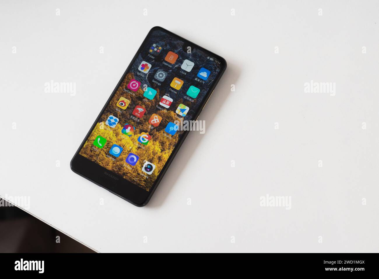 HCMC, VN - Jan 2024. Sharp AQUOS S2 Smartphone Stock Photo - Alamy