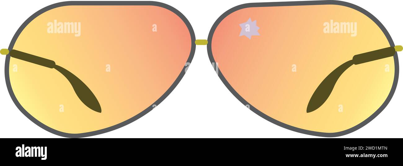 Vector drawing of sunglasses Stock Vector Image & Art - Alamy