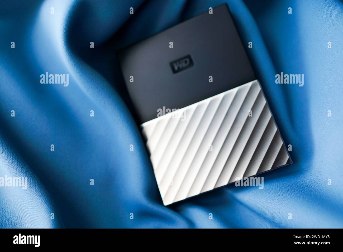 HCMC, VN - Jan 2024. WD My Passport External Portable Hard-disk Stock ...