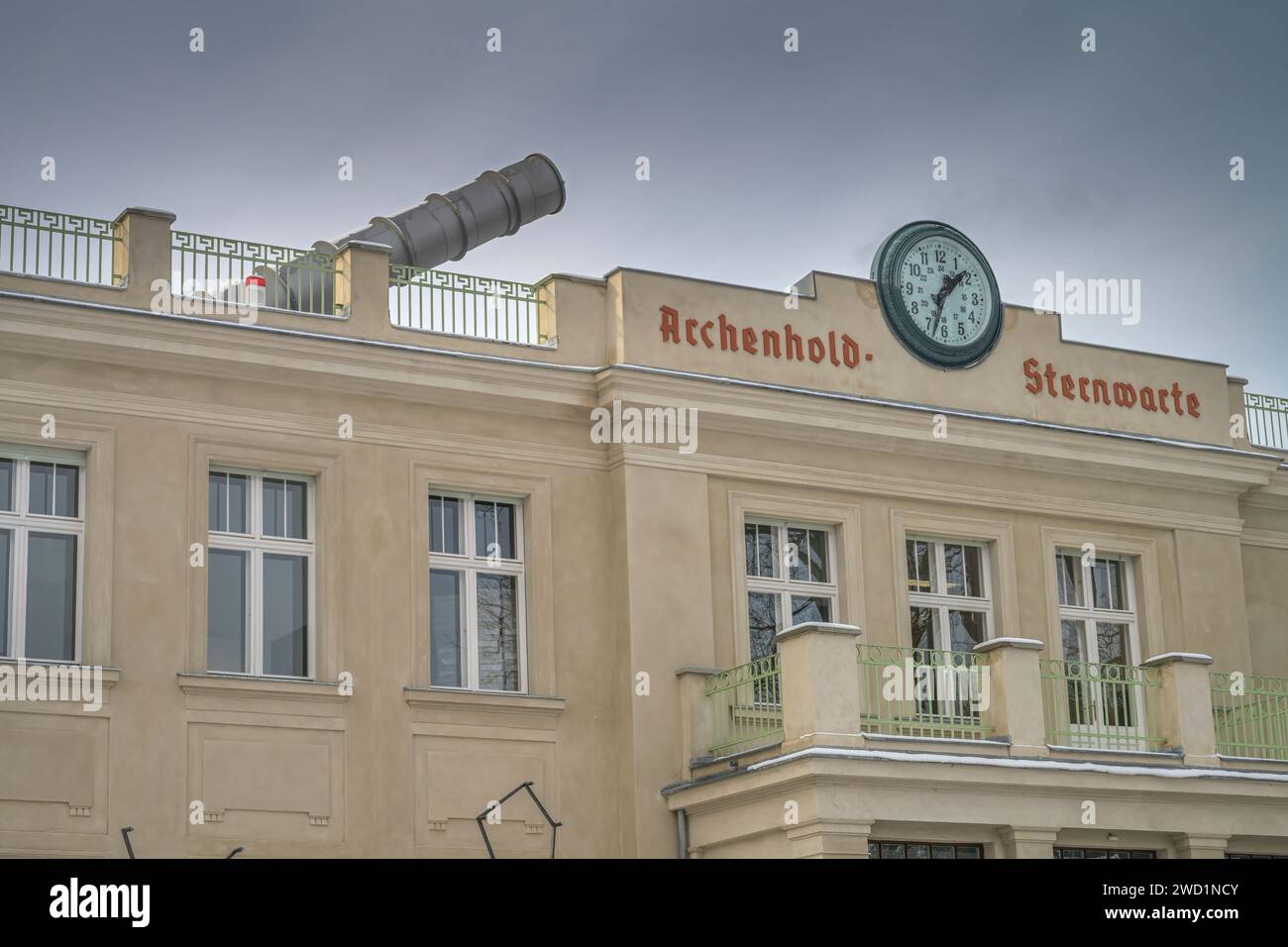 Archenhold Sternwarte im Winter, Alt-Treptow, Treptower Park, Treptow ...