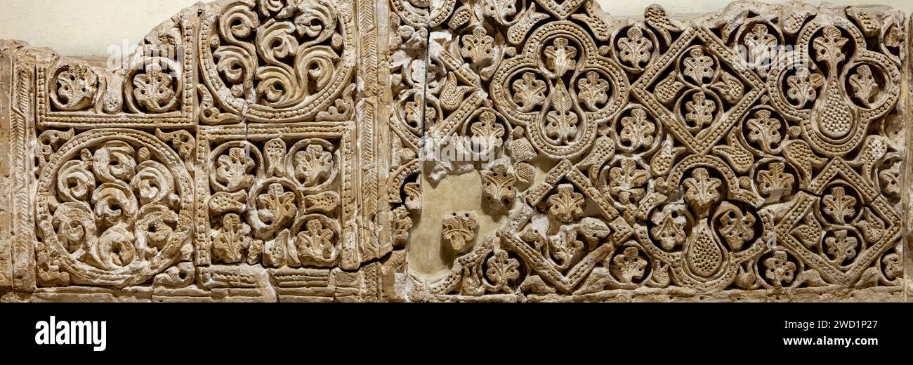 stucco from domestic architecture in Abbasid Samarra, 9th century, now ...