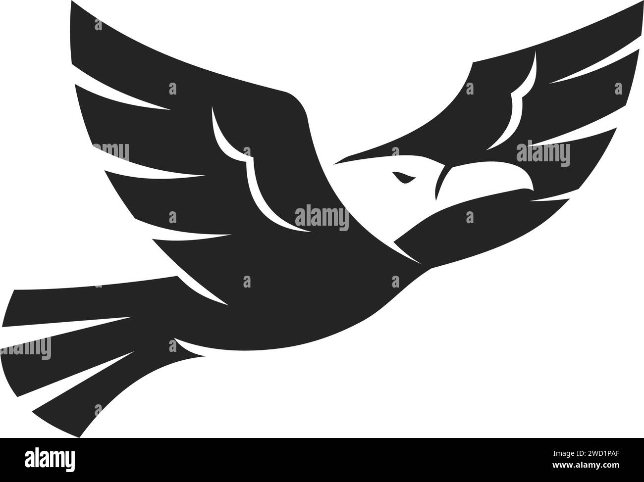 Crow Logo template Isolated. Brand Identity. Icon Abstract Vector ...