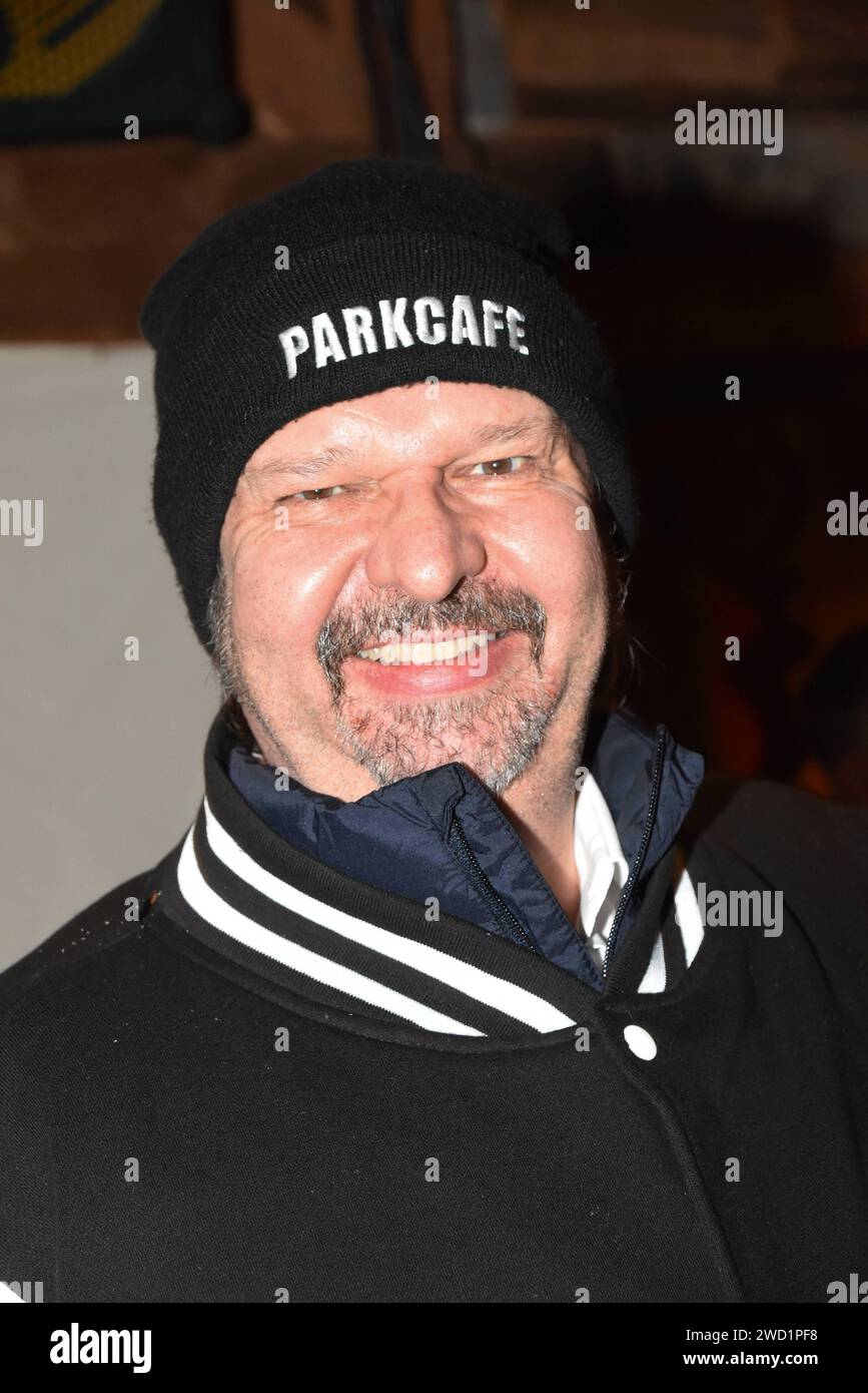 Christian Lehner Parkcafe Wirt Muenchen 17.01.2024 Parkcafe Eisstock WM ...