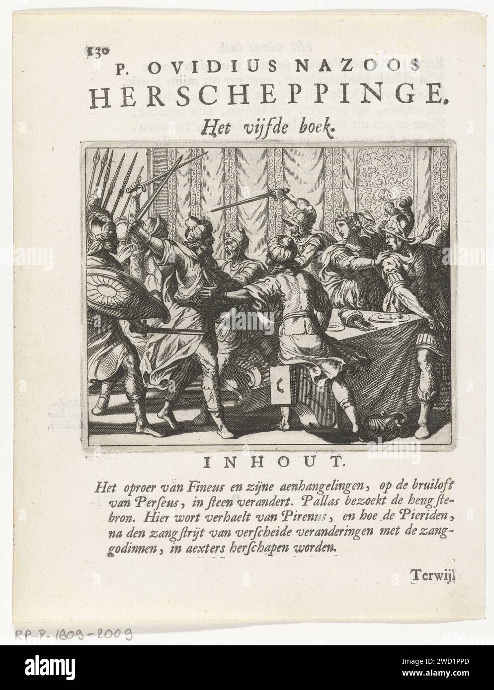 Phineus disturbs the wedding of Perseus and Andromeda, Abraham ...