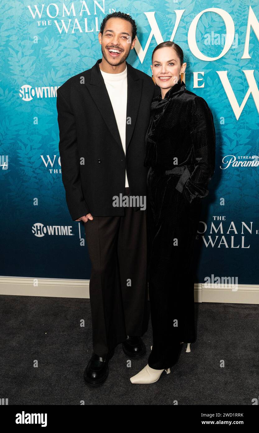 New York, USA. 17th Jan, 2024. Daryl McCormack and Ruth Wilson attend ...