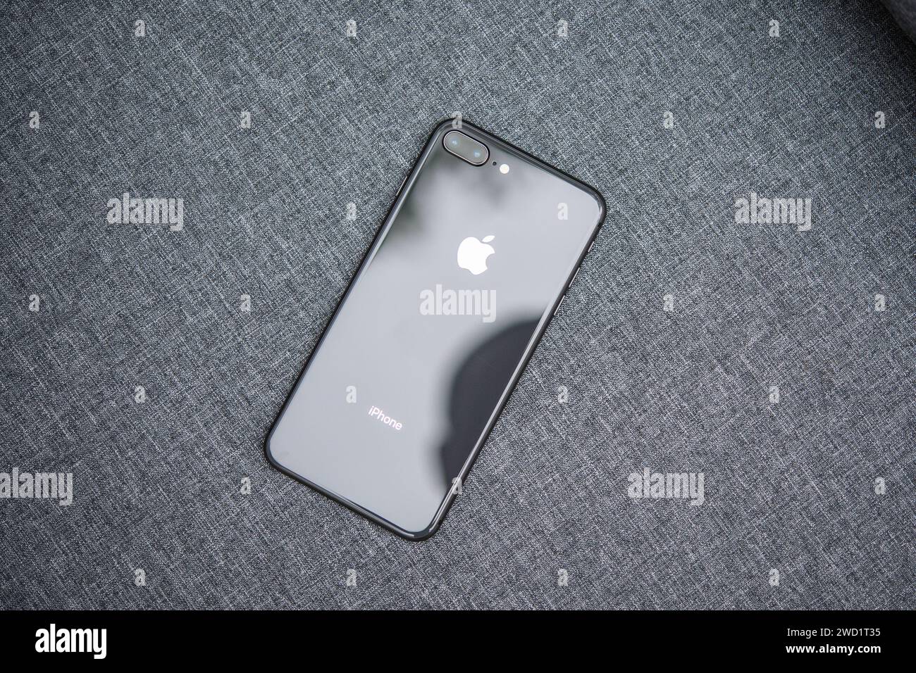 HCMC, VN - Jan 2024. Grey iPhone 8 Smartphone Stock Photo - Alamy