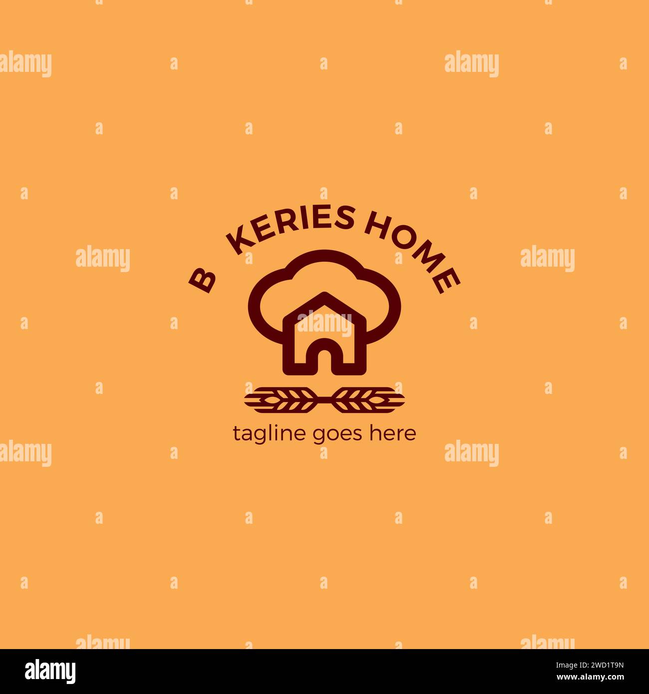 Bread tasty home made Stock Vector Images - Alamy