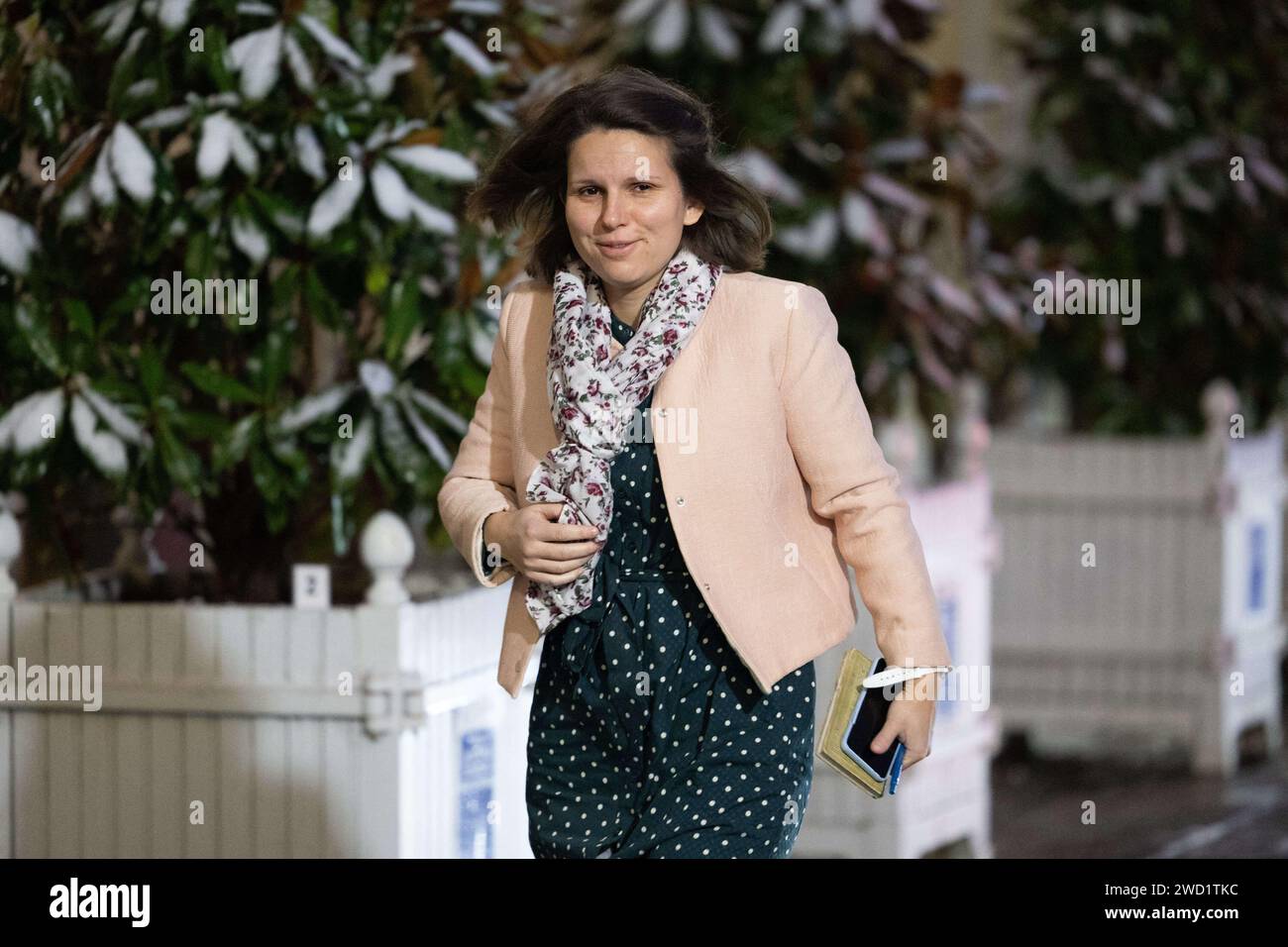 Paris, France. 18th Jan, 2024. French minister in charge of relations ...