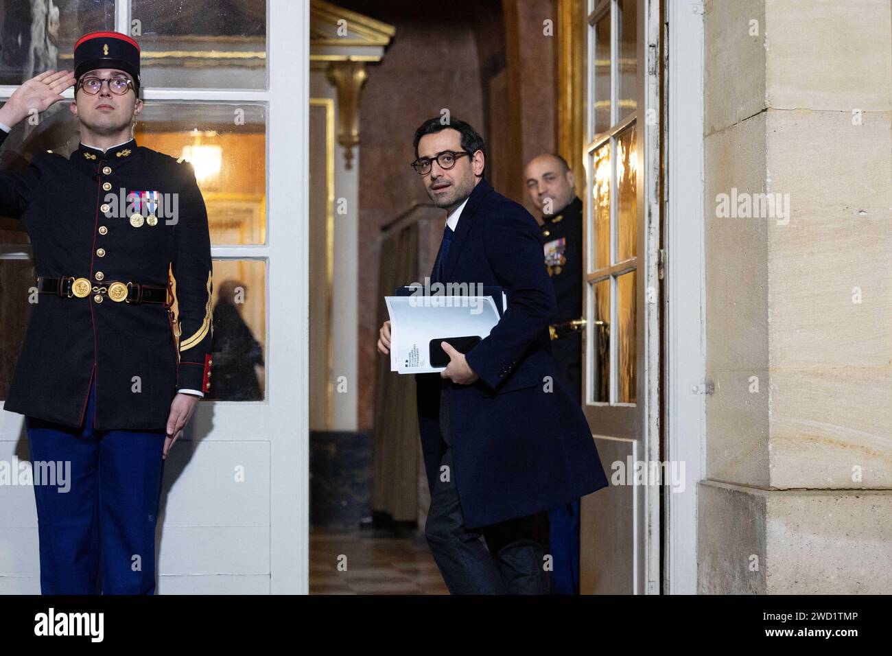 Paris, France. 18th Jan, 2024. French Foreign and European Affairs ...