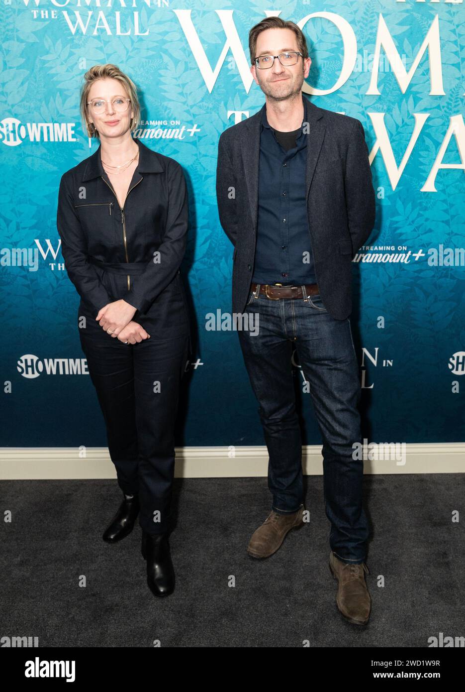New York, USA. 17th Jan, 2024. Harriet Creelman and Simon Maxwell ...