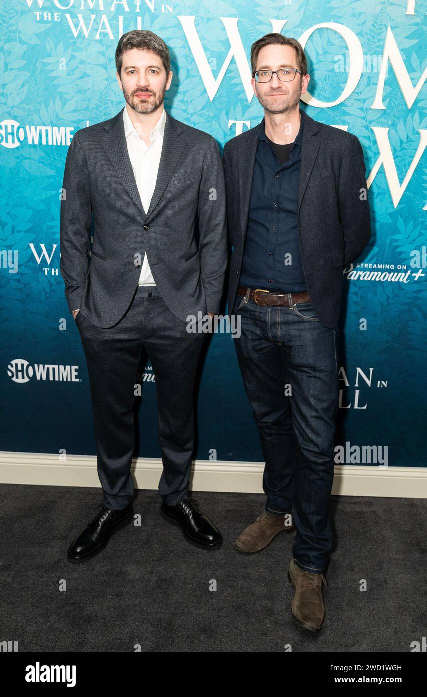 New York, USA. 17th Jan, 2024. Joe Murtagh and Simon Maxwell attend the ...